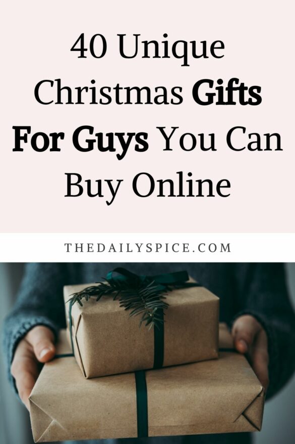 40 Unique Christmas Gifts For Guys You Can Buy Online - The Daily Spice
