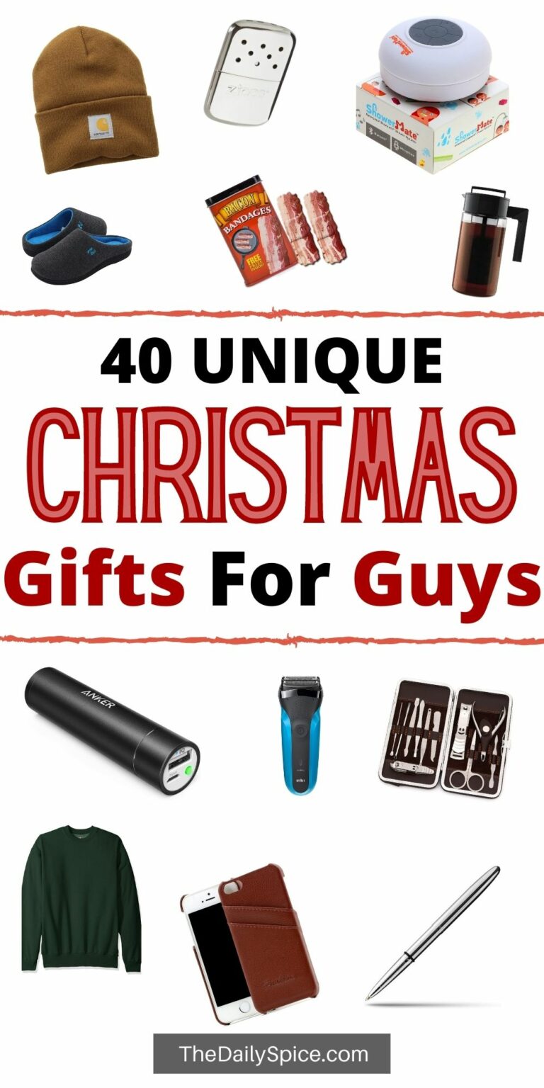 40 Unique Christmas Gifts For Guys You Can Buy Online - The Daily Spice